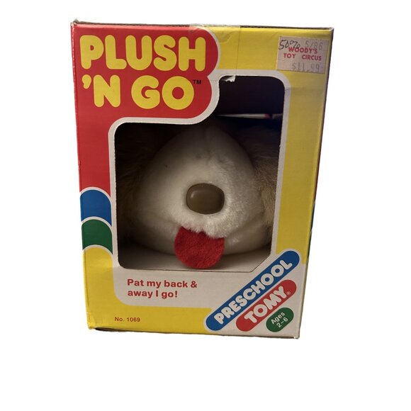 TOMY Toy | Toys | Vintage 986 Plush N Go Preschool Puppy Dog Tomy Toy ...